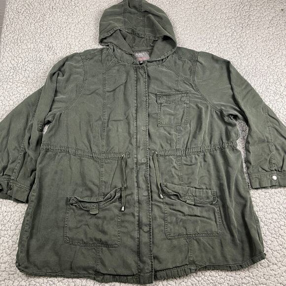 torrid | Jackets & Coats | Torrid Cargo Utility Chore Jacket Womens 4 ...